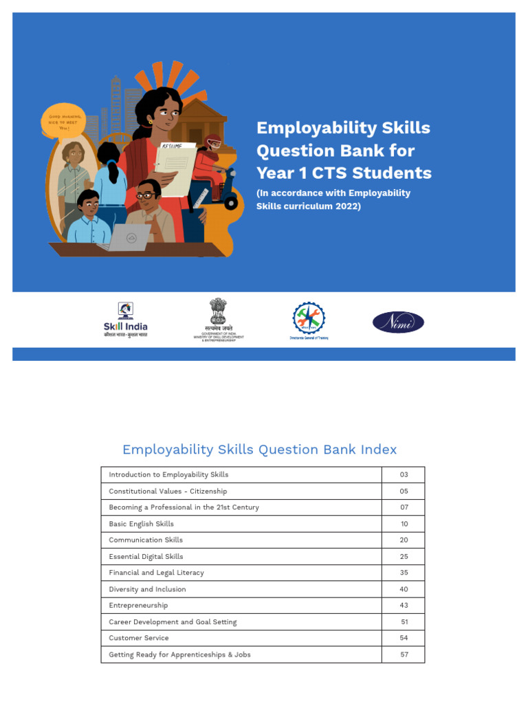 Employability Skills 2022 - 1st Year | PDF