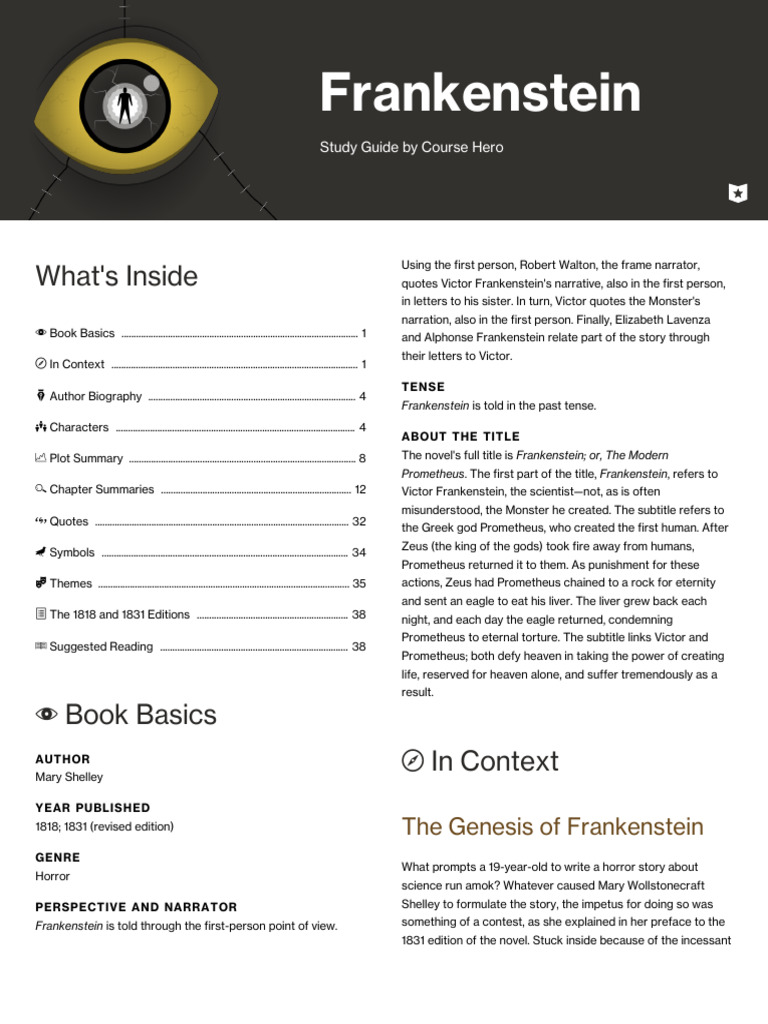 Frankenstein | PDF