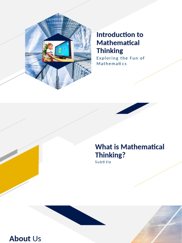 Introduction to Mathematical Thinking | PDF