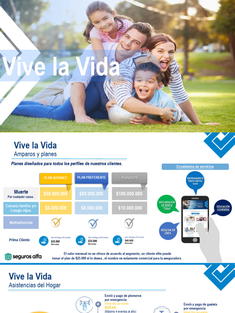 Seguro Vive La Vida + Ecosistemas | PDF