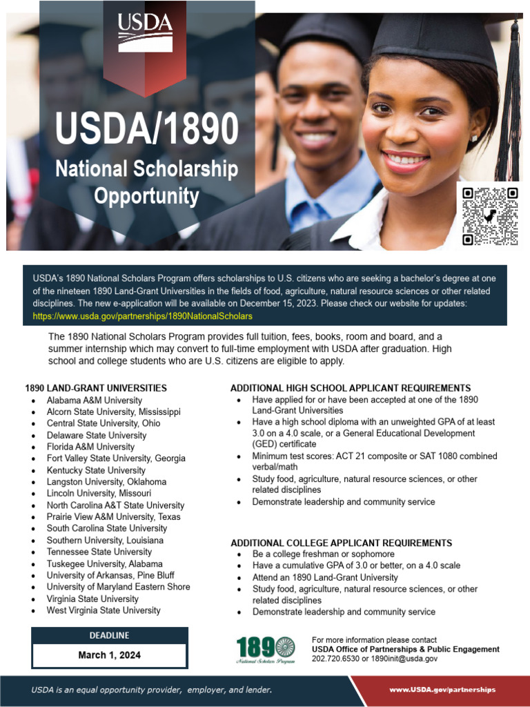 FY24 1890scholar Flyer | PDF