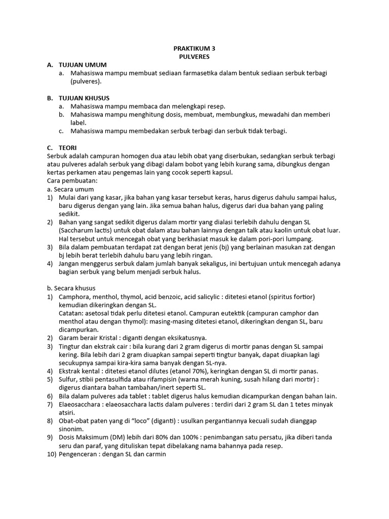 PSF 106 Topik 3 | PDF