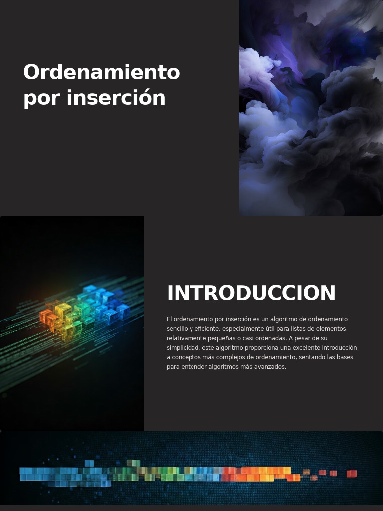 Expocision Ordenamiento Por Insercion | PDF Expocision Ordenamiento Por Insercion | PDF