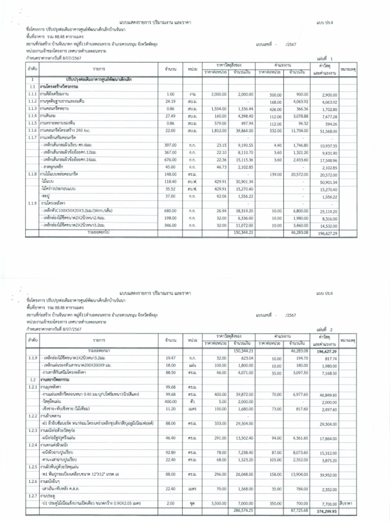 Attach BOQ 1 | PDF