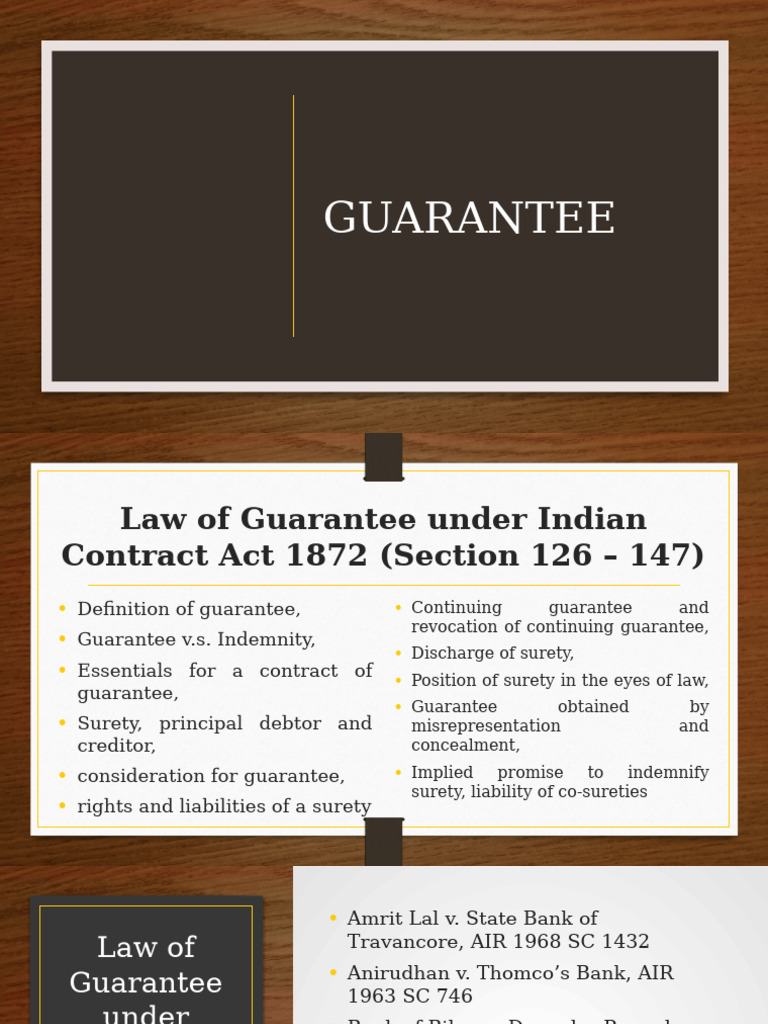 Guarantee | PDF