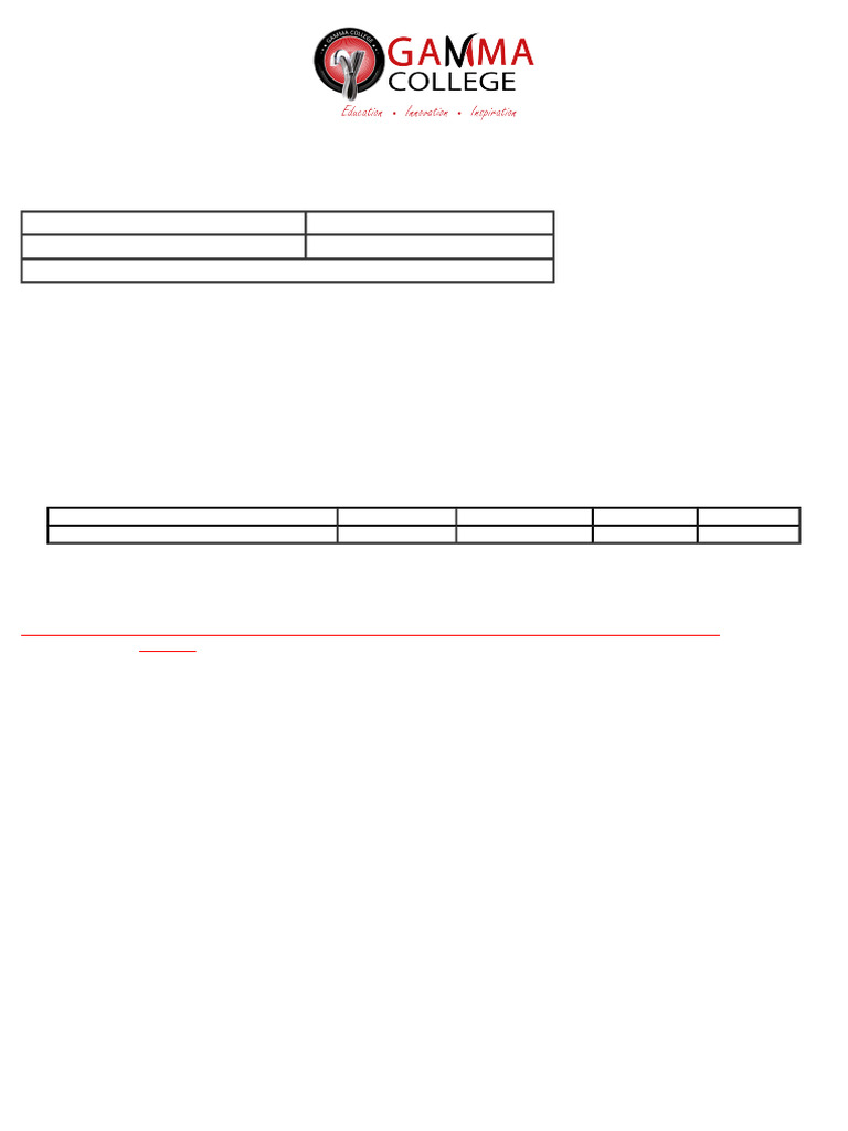 Gamma College (1) Course Progress Warning Letter | PDF