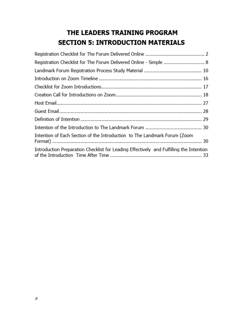 Section 5 - Introduction Materials | PDF