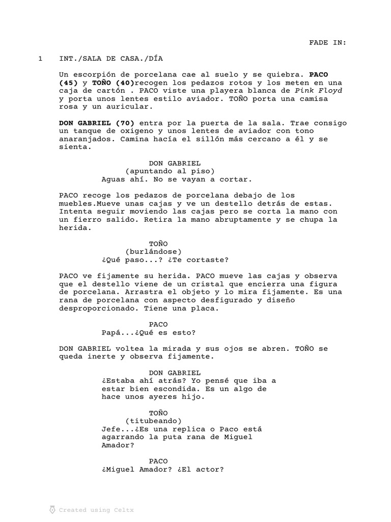 Script My Project | PDF