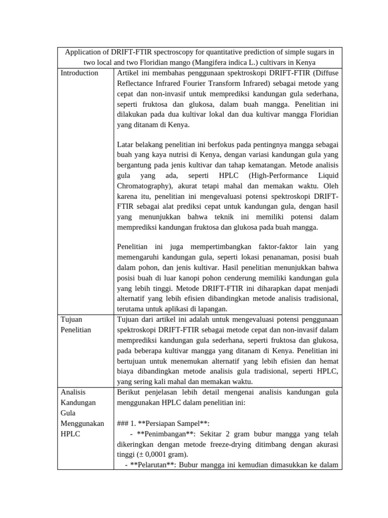 Application of DRIFT FTIR | PDF