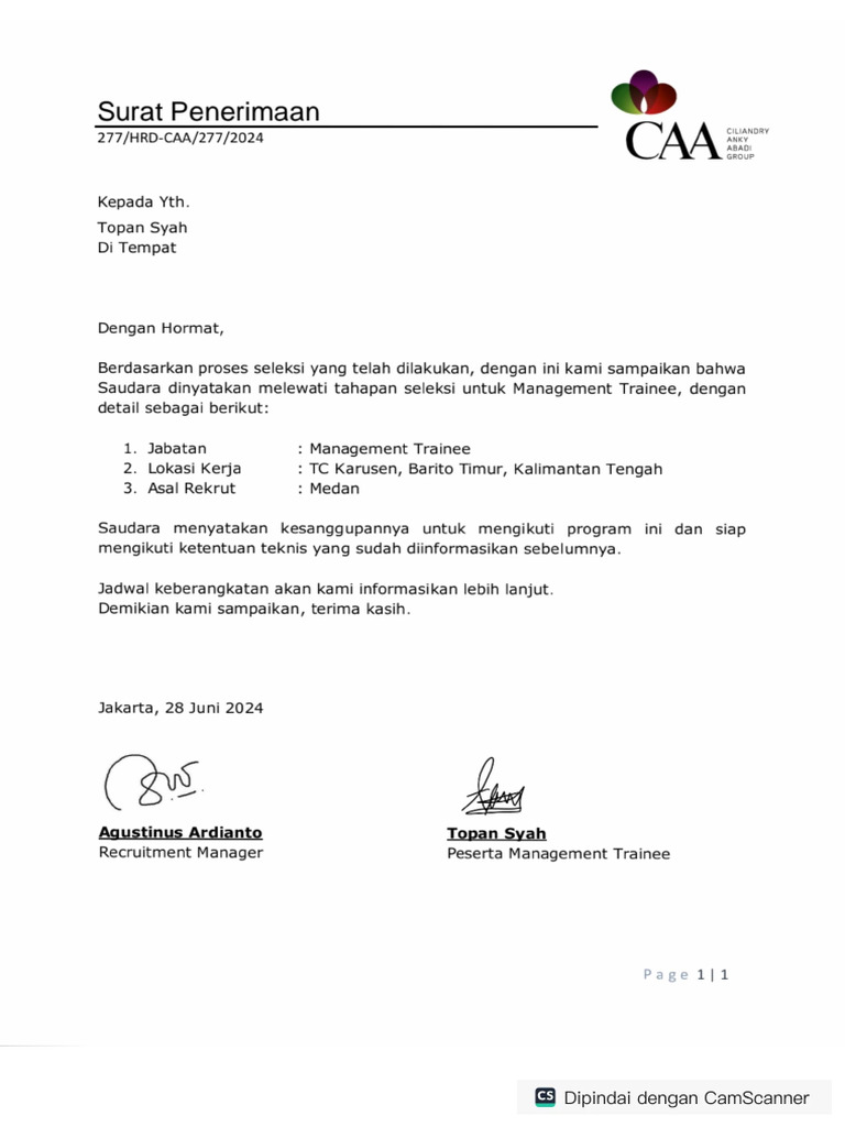 TTD Topan Syah | PDF