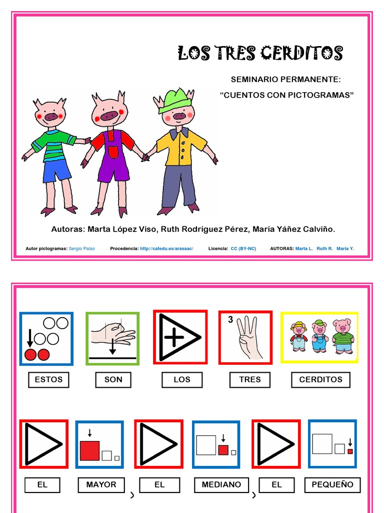 Cuento Los Tres Cerditos | PDF | Ocio