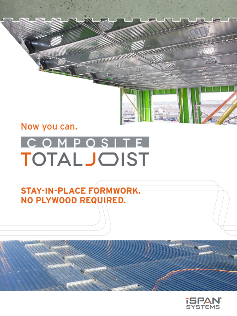 iSPAN Composite TotalJoist Brochure | PDF | Concrete | Building Engineering