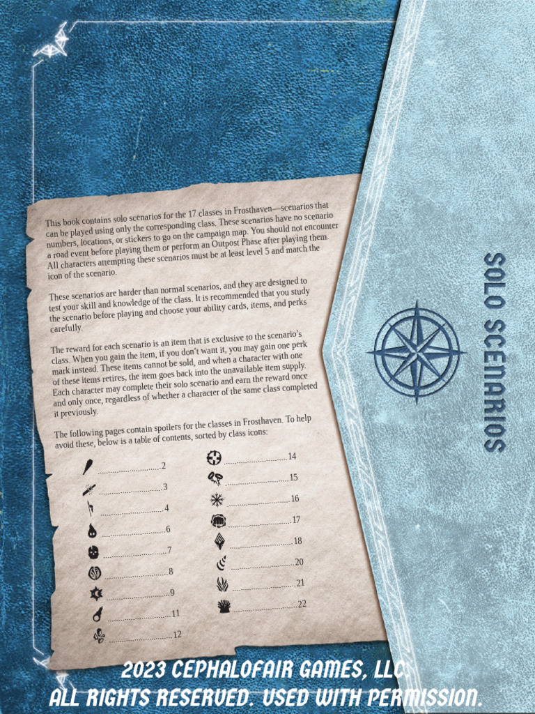 FH Solo Scenario Book | PDF