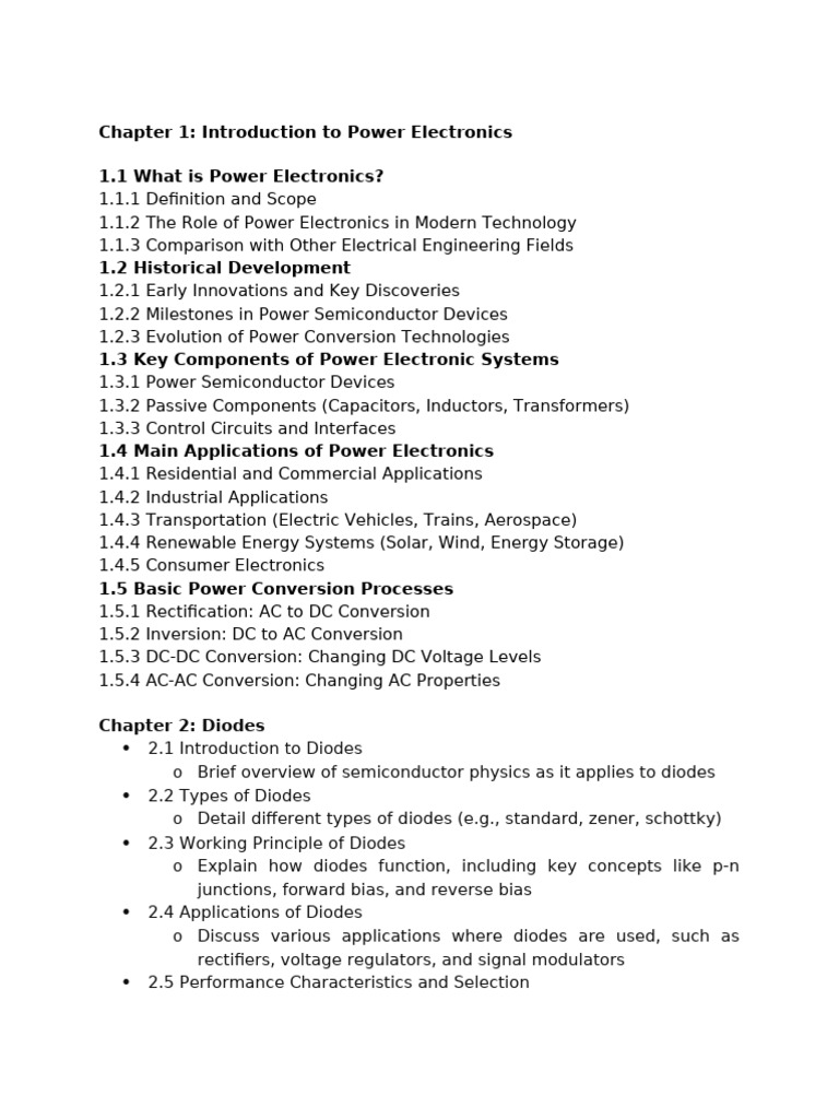 Chapter 1 Introduction To Power Electronics | PDF | Rectifier | Power Electronics