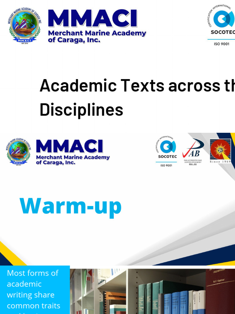 2.academic Texts Across Disciplines | PDF