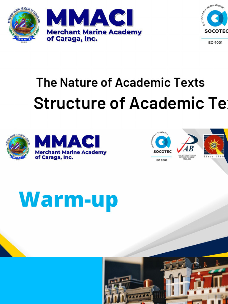 1.structure of Academic Texts | PDF