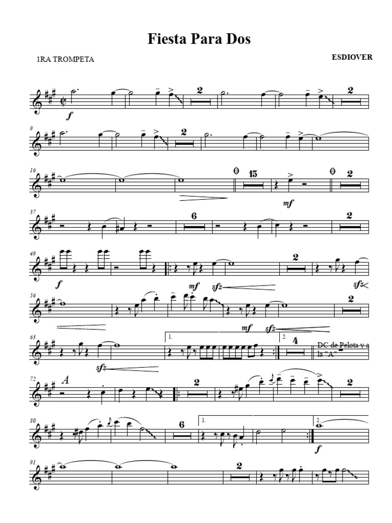 Fiesta para Dos Trompeta-2 | PDF