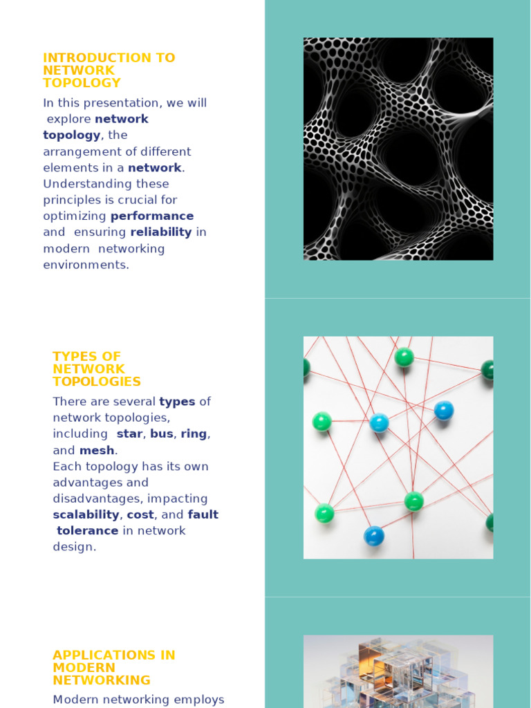 Slidesgo Understanding Network Topology Principles And Applications In Modern Networking