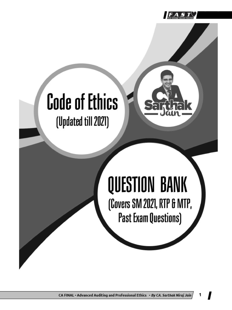 Code of Ethics - May 2021 (Updated - Jan-21) | PDF | Accountant | Business
