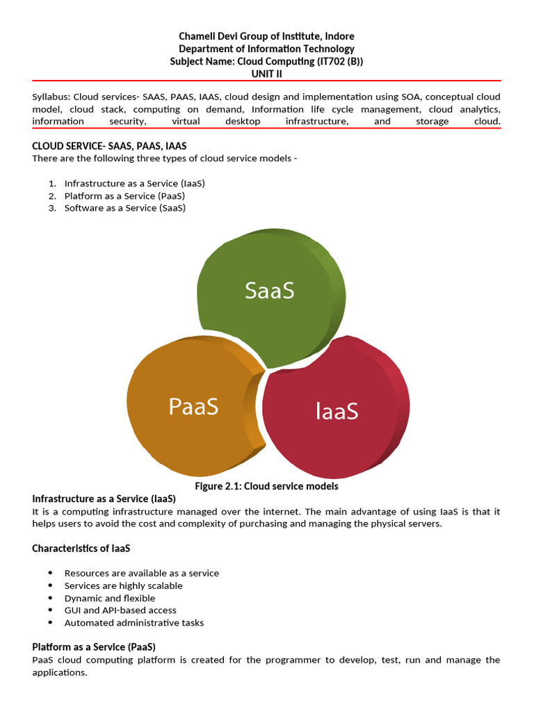 It 702 CC Notes Unit Ii - 1722318065 | PDF