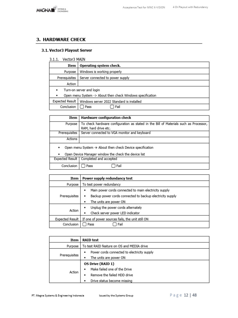 UAT-Server and Network | PDF