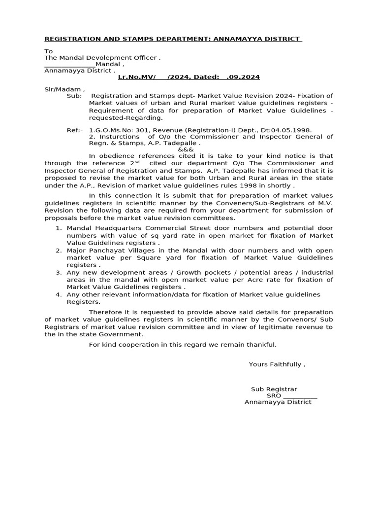 Draft letter to MPDO | PDF