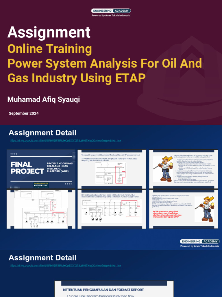 Power System Analysis For Oil and Gas Industry Using ETAP 1725425540 | PDF