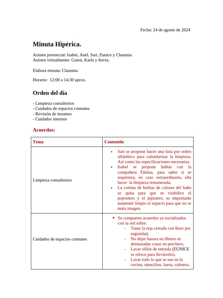 Minuta | PDF