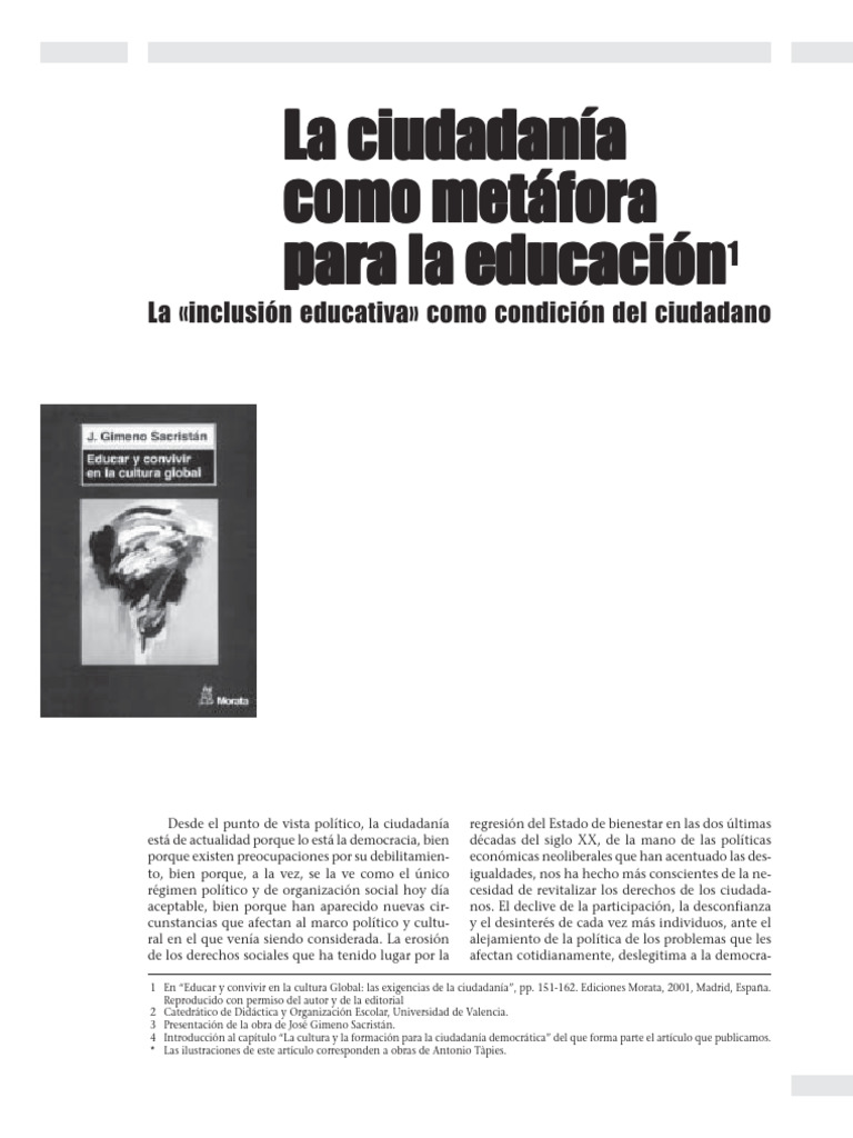 CIUDADANIA Sacristan Subrayado | PDF | Ciudadanía | Democracia