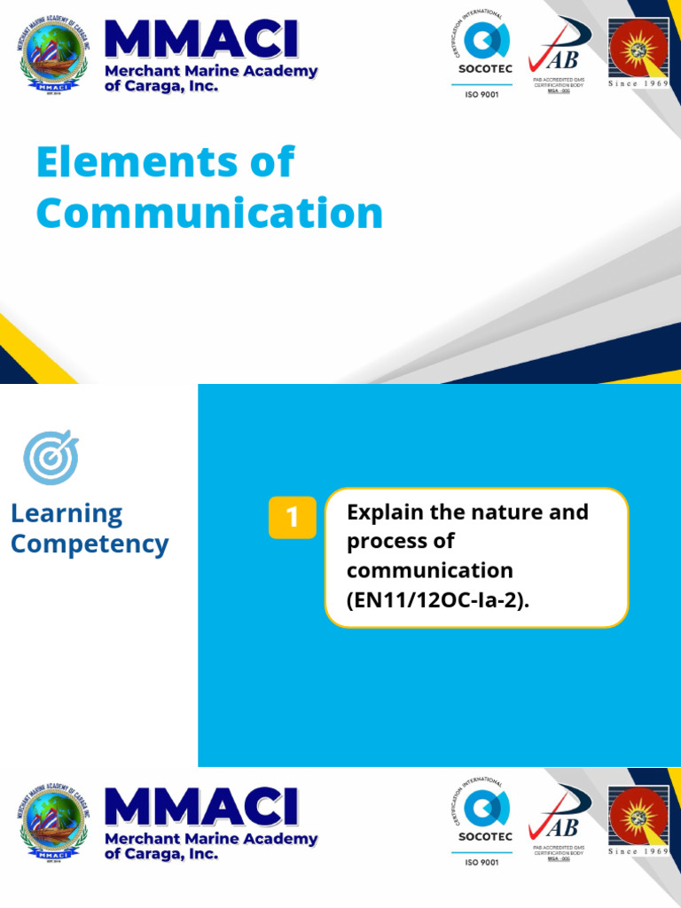 3.elements of Communication | PDF
