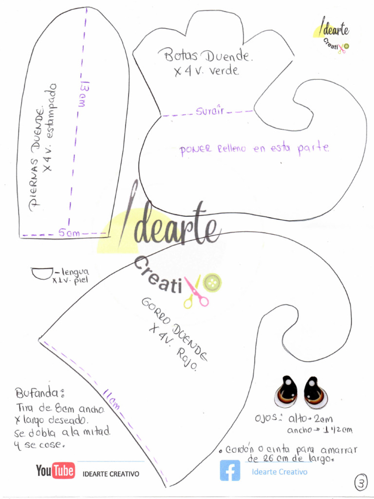 Molde Duende Cortinero 5 | PDF