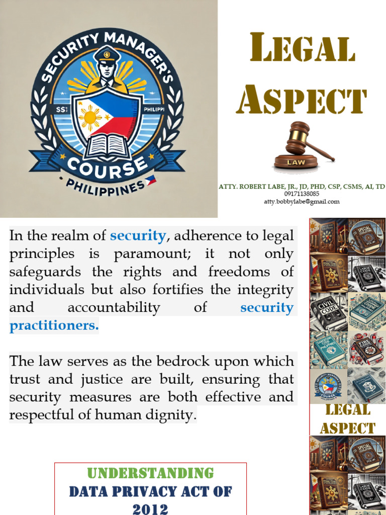 Understanding the Data Privacy Act 2012 | PDF | Computer Security ...