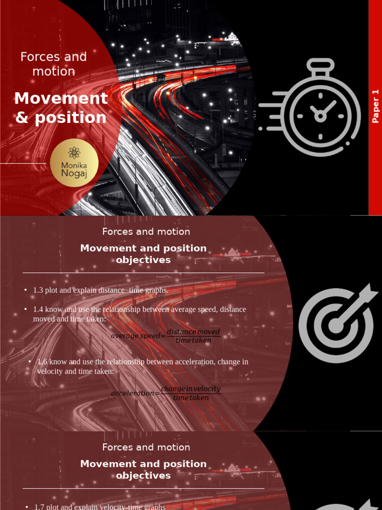 1 Movement and Position | PDF