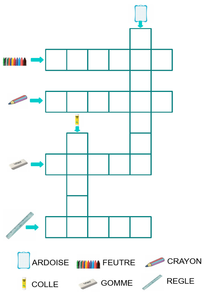 Mots Croisés Fournitures Scolaires-Fi15862778 | PDF