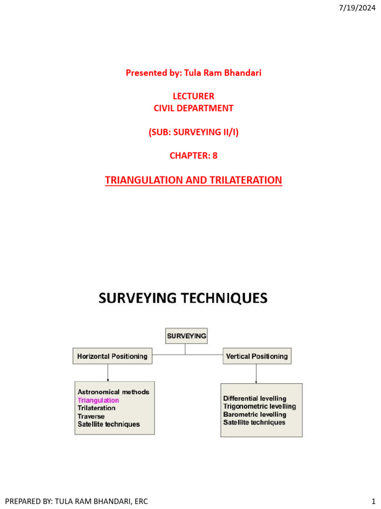 Chapter 8 (Triangulation) | PDF