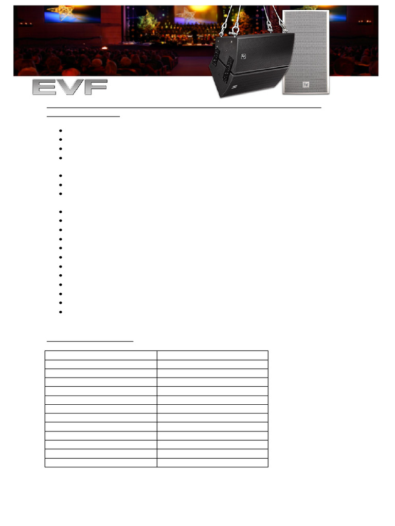 EVF 1122S-66 - WHT - AE - Spec | PDF