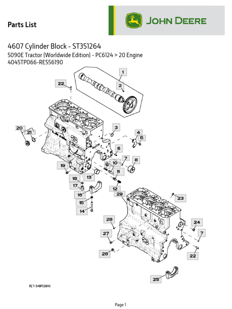 22 Cylinder Block | PDF