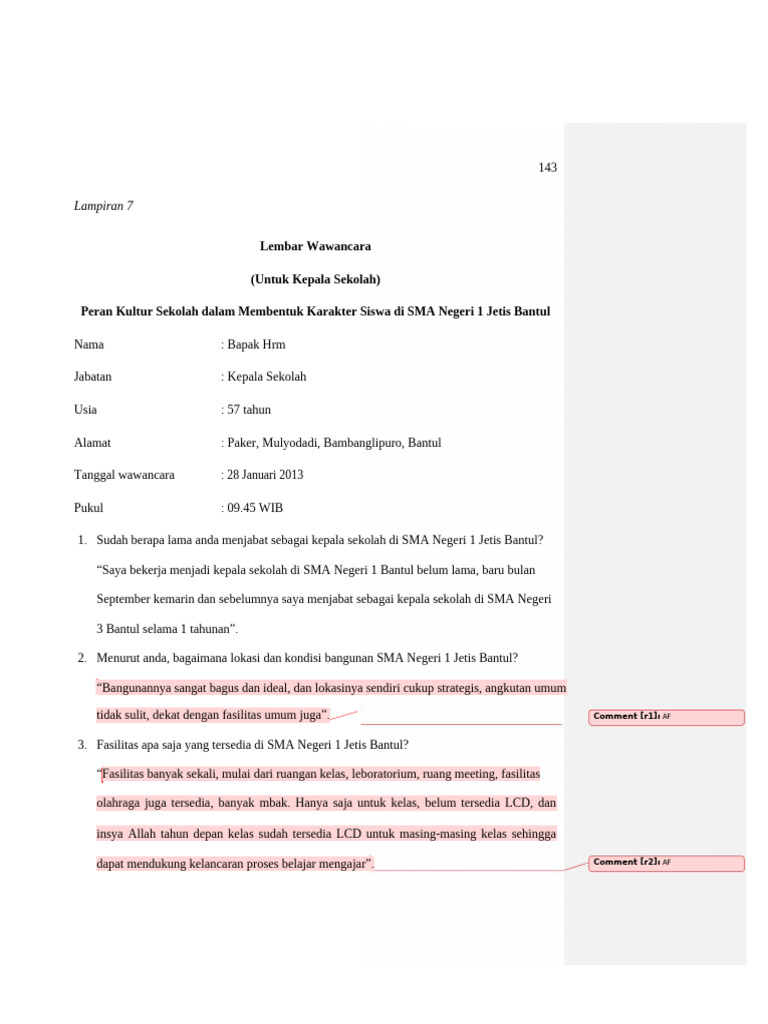 14 Lampiran Koding Hasil Wawancara Fix | PDF