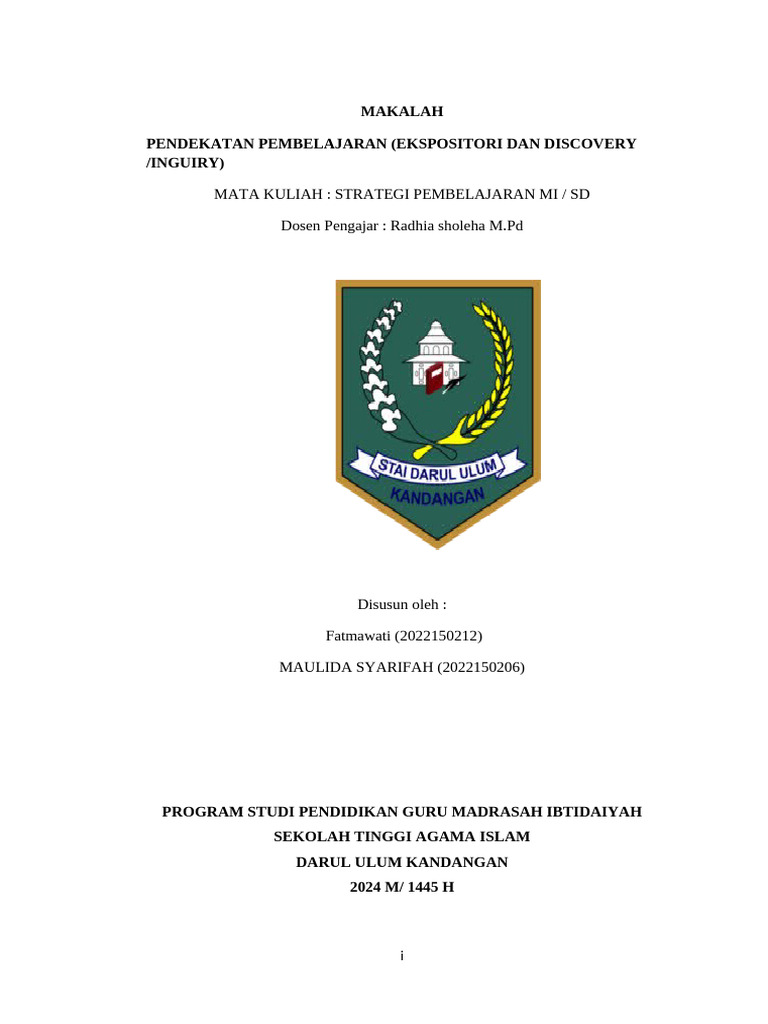 MKLH Strategi Pemb Mi | PDF