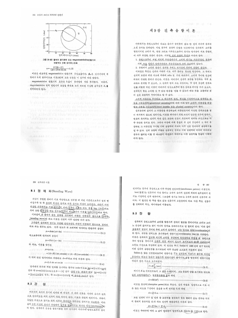 ch09 건축음향이론 | PDF