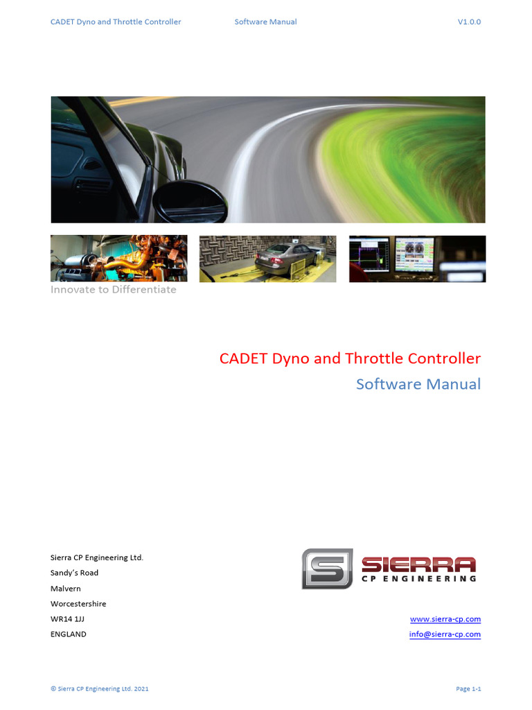 CADET Dyno Controller | PDF