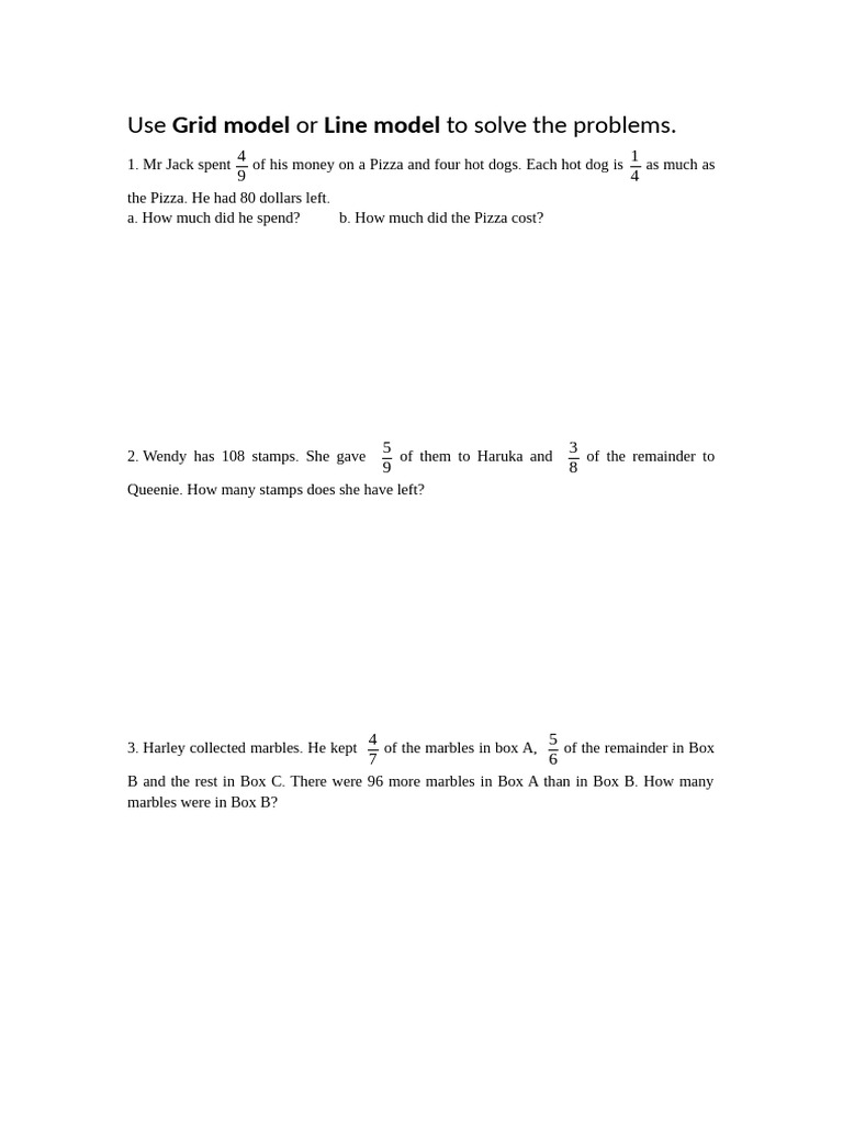 G5-Word Problems-1 | PDF