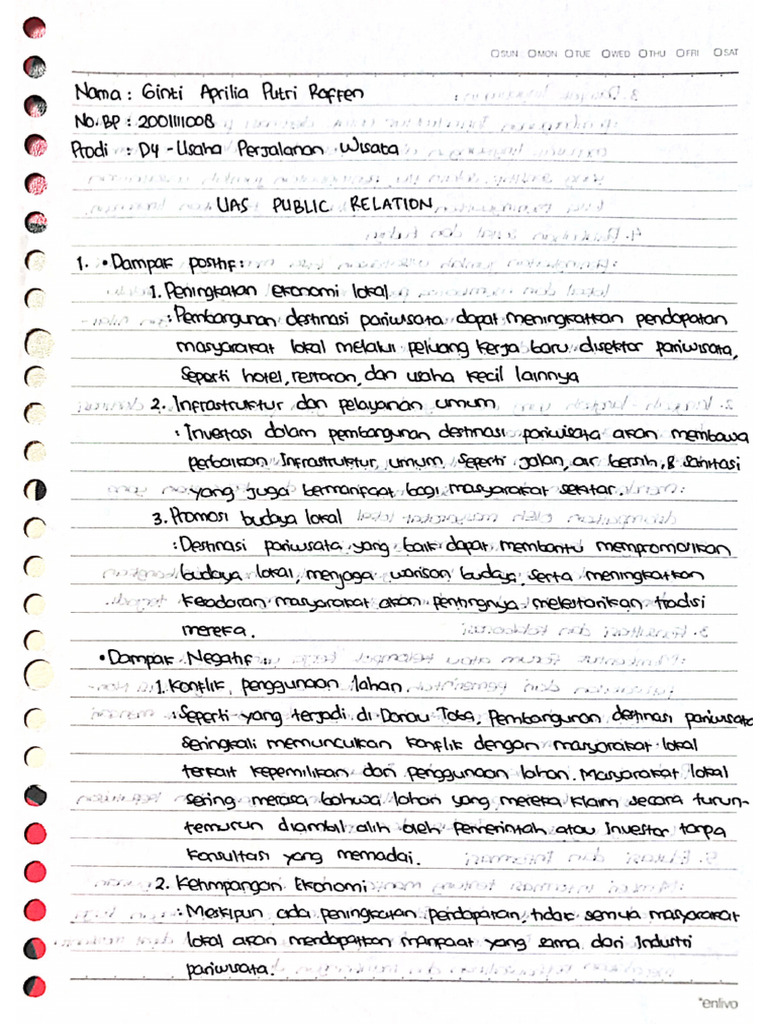 UAS Public Relation - Ginti Aprilia Putri Raffen | PDF