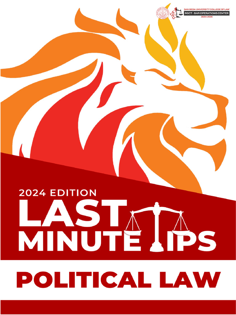 2024 LMT Political Law | PDF