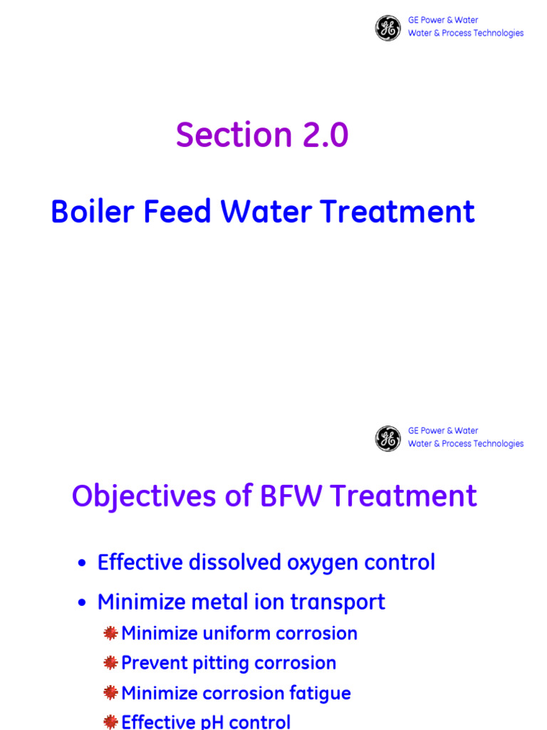Boiler Section 2 - BFW Treatment | PDF