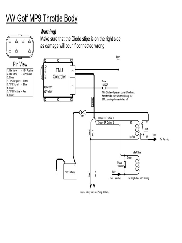 Vw Mp9 Throttle Body Wiring Diagram
