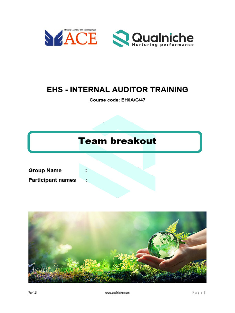 EHS-IAT-Team breakout-QN-unlocked | PDF