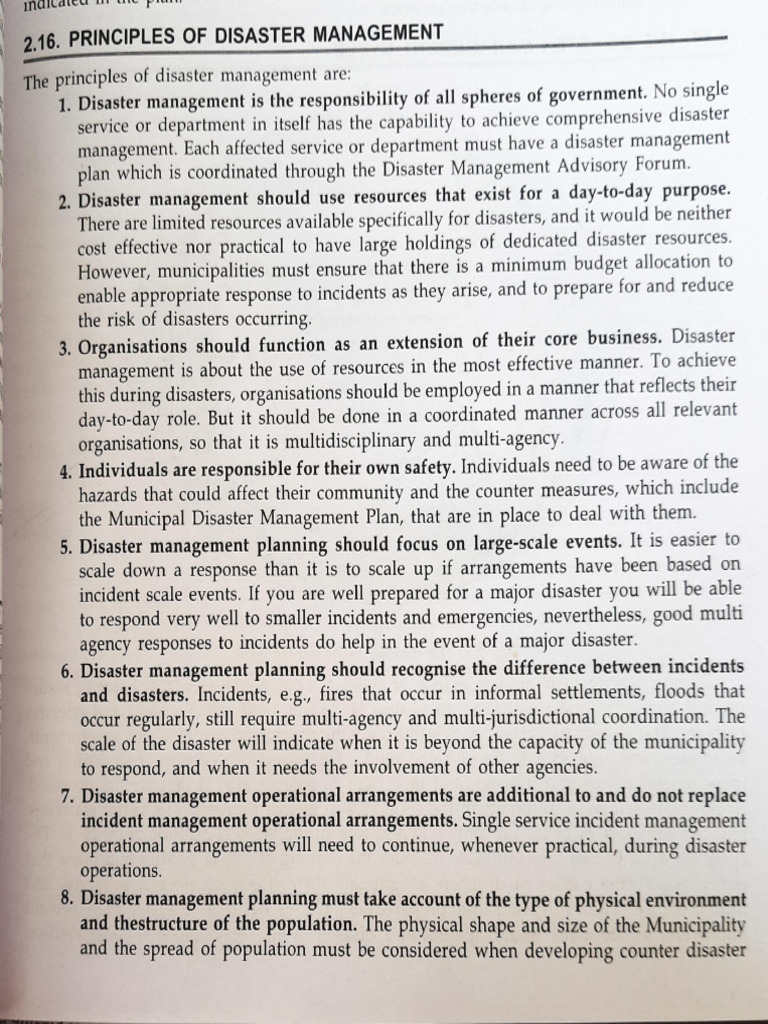 Disaster management cycle | PDF