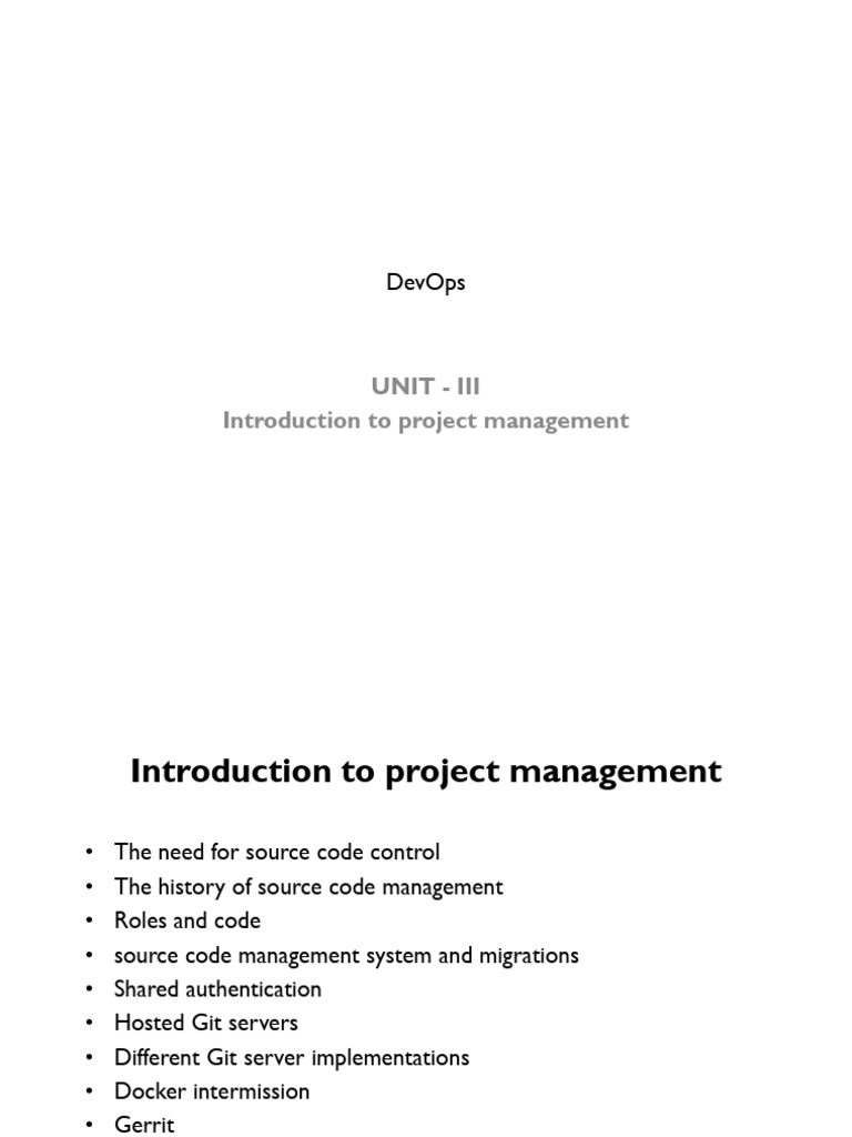 Devops Unit 3 | PDF