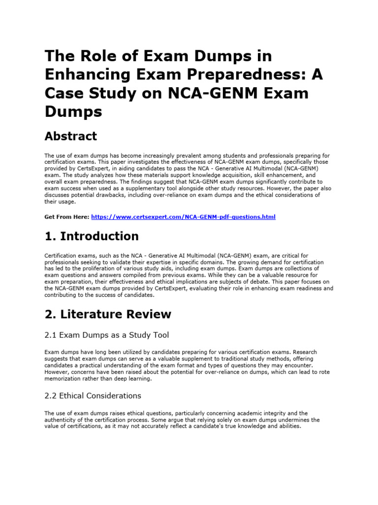 NCA GENM Exam Questions | PDF | Knowledge | Business